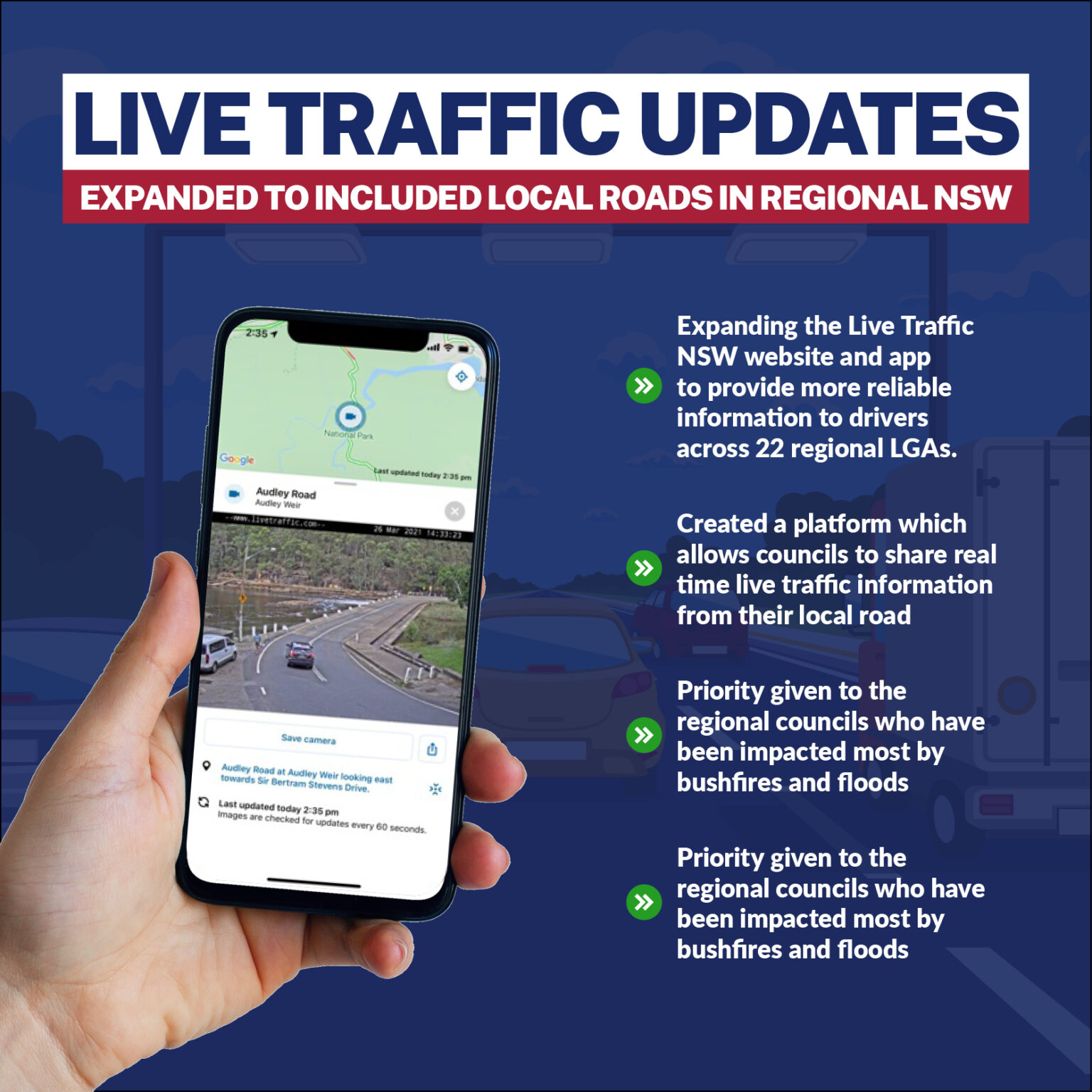 LIVE TRAFFIC UPDATES EXPANDED TO INCLUDE LOCAL ROADS IN REGIONAL NSW ...